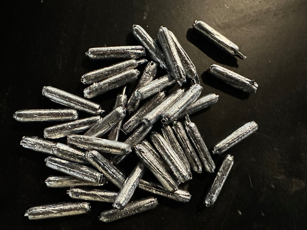 100 Pack Inline Spinner Bodies or Slip Weight – Crawdads Fishing Tackle