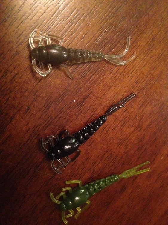 Soft plastic Mayfly's are sure to be the perfect diet for all Panfish ...